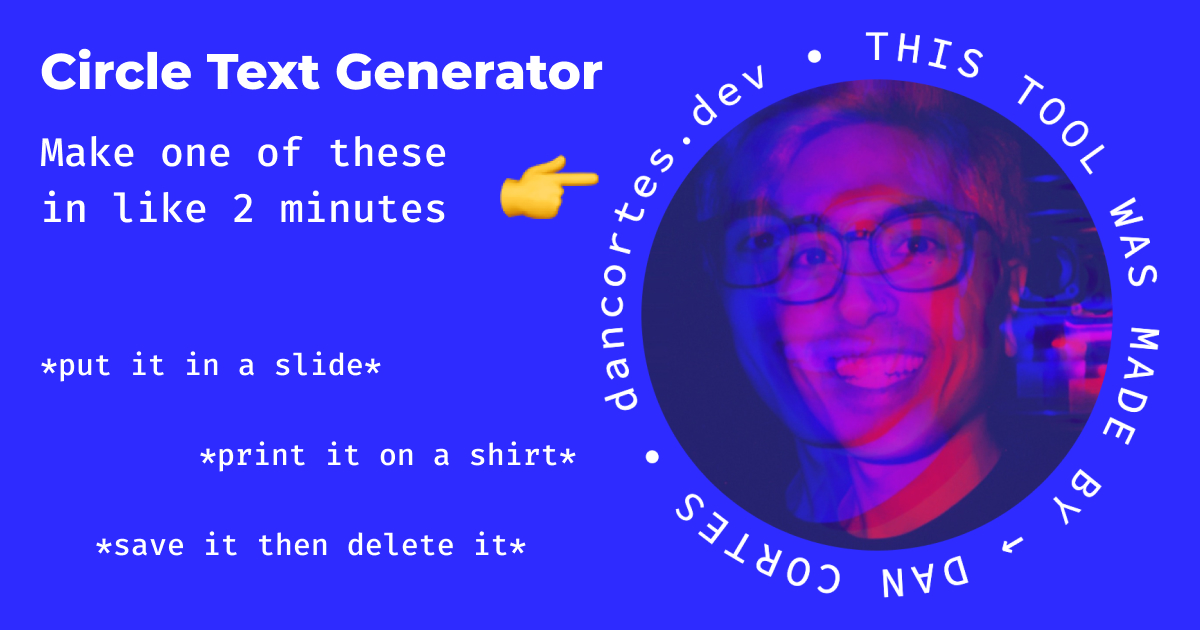 Circle Text Generator